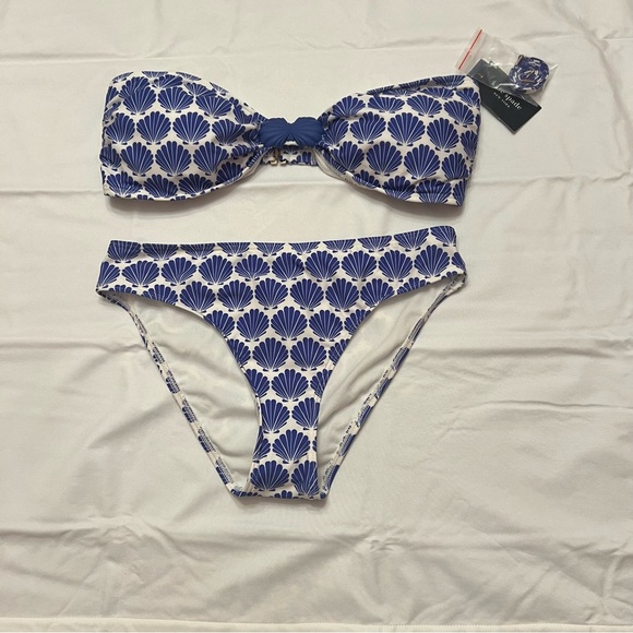 kate spade | Swim | Nwt Kate Spade Shell Swim Suit Top Blue Berry Max ...